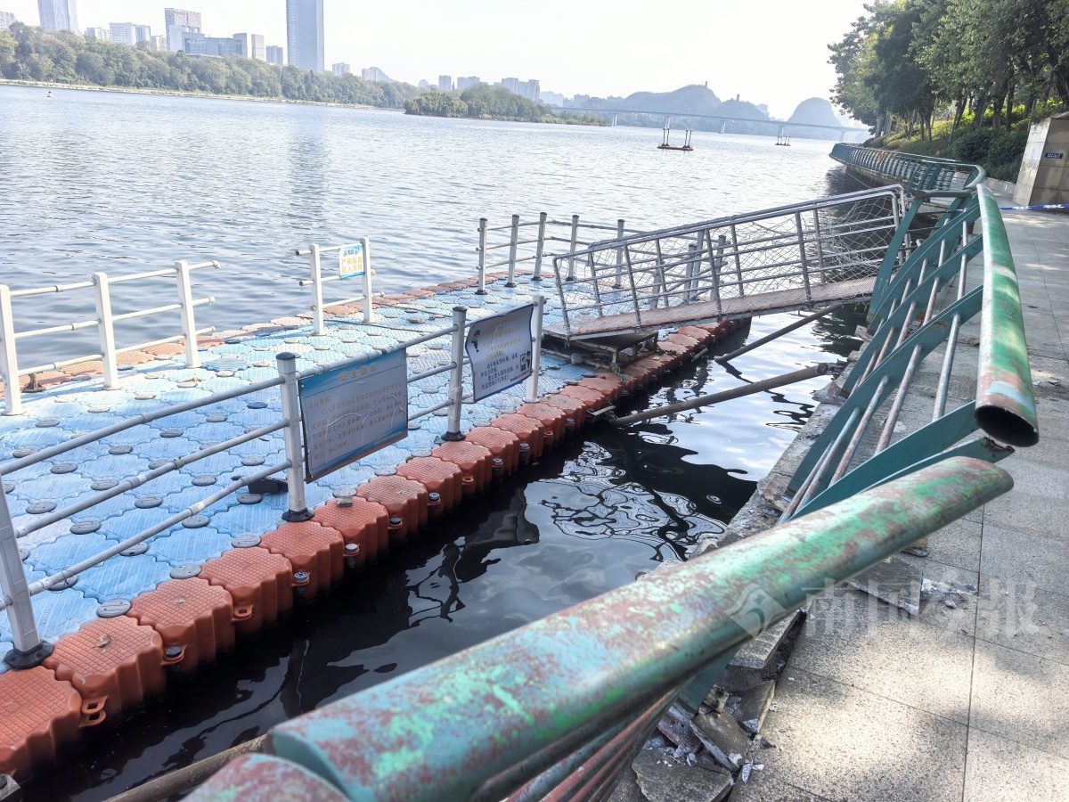 吓人！柳州一出租车“飞”入柳江河！原因曝光|手机广西网